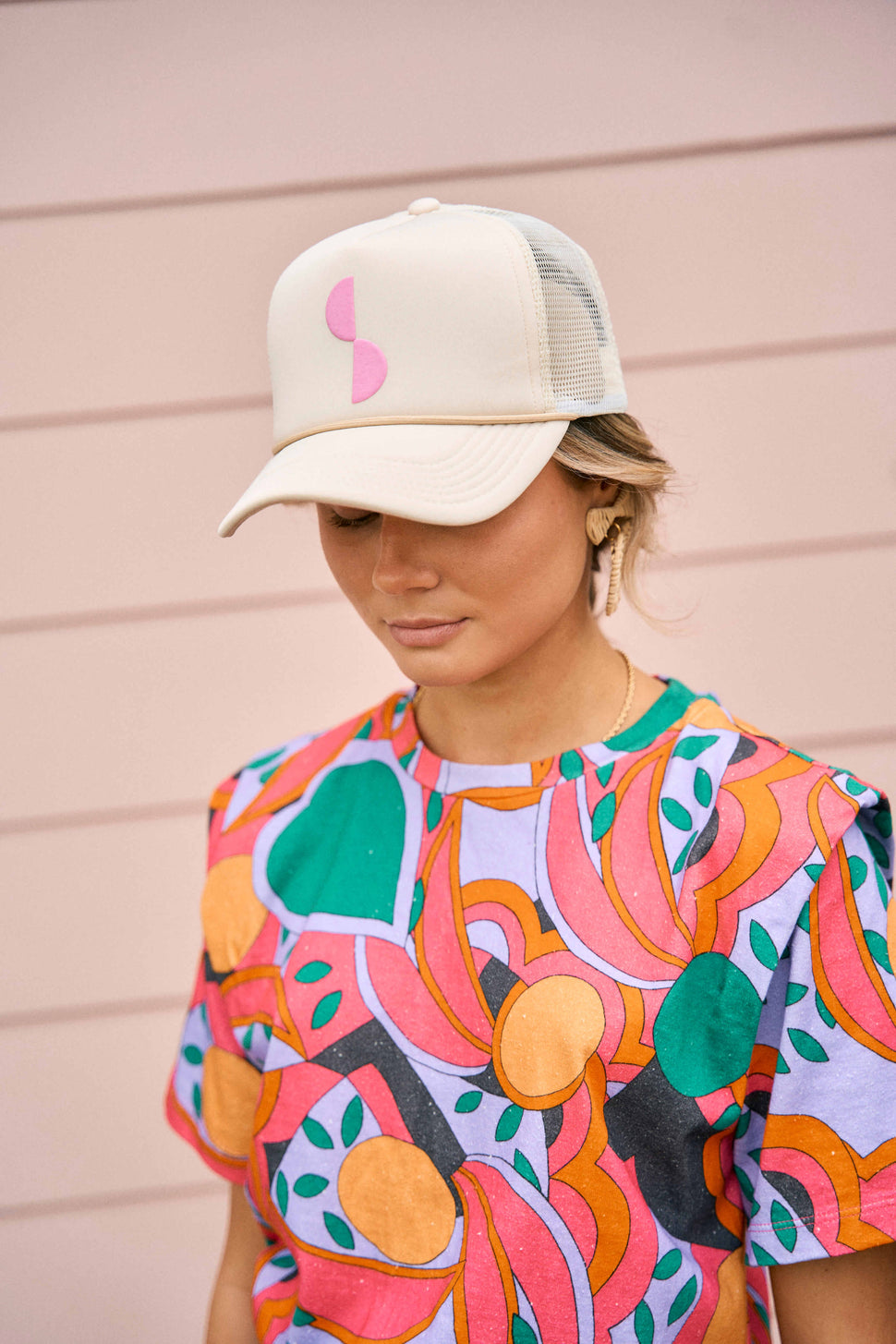 SL CAP // Sand + Pink – Sissy Light
